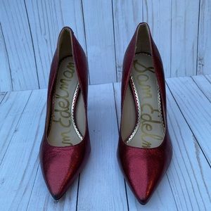 Sam Edelman | Shoes | Authentic Sam Edelman Red Pump | Poshmark